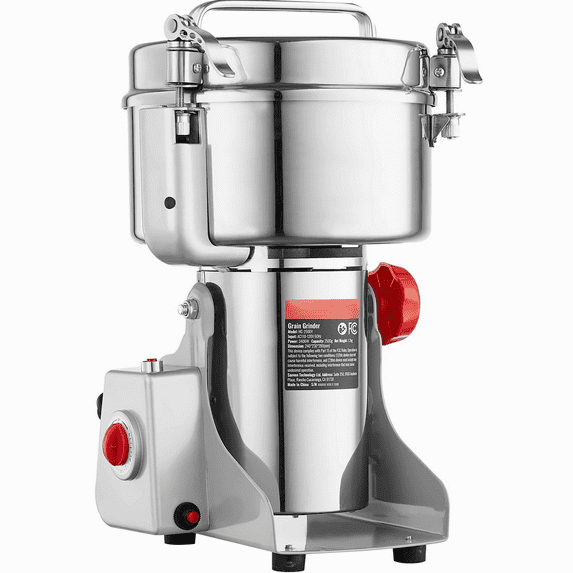 Commercial Spice Grinder Electric, 2500g Grain Mill High Speed, Dry ...