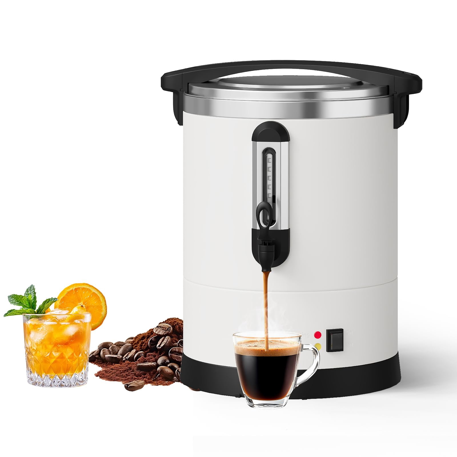 Commercial Stainless Steel Coffee Urn – Double Wall Electric Percolator ...