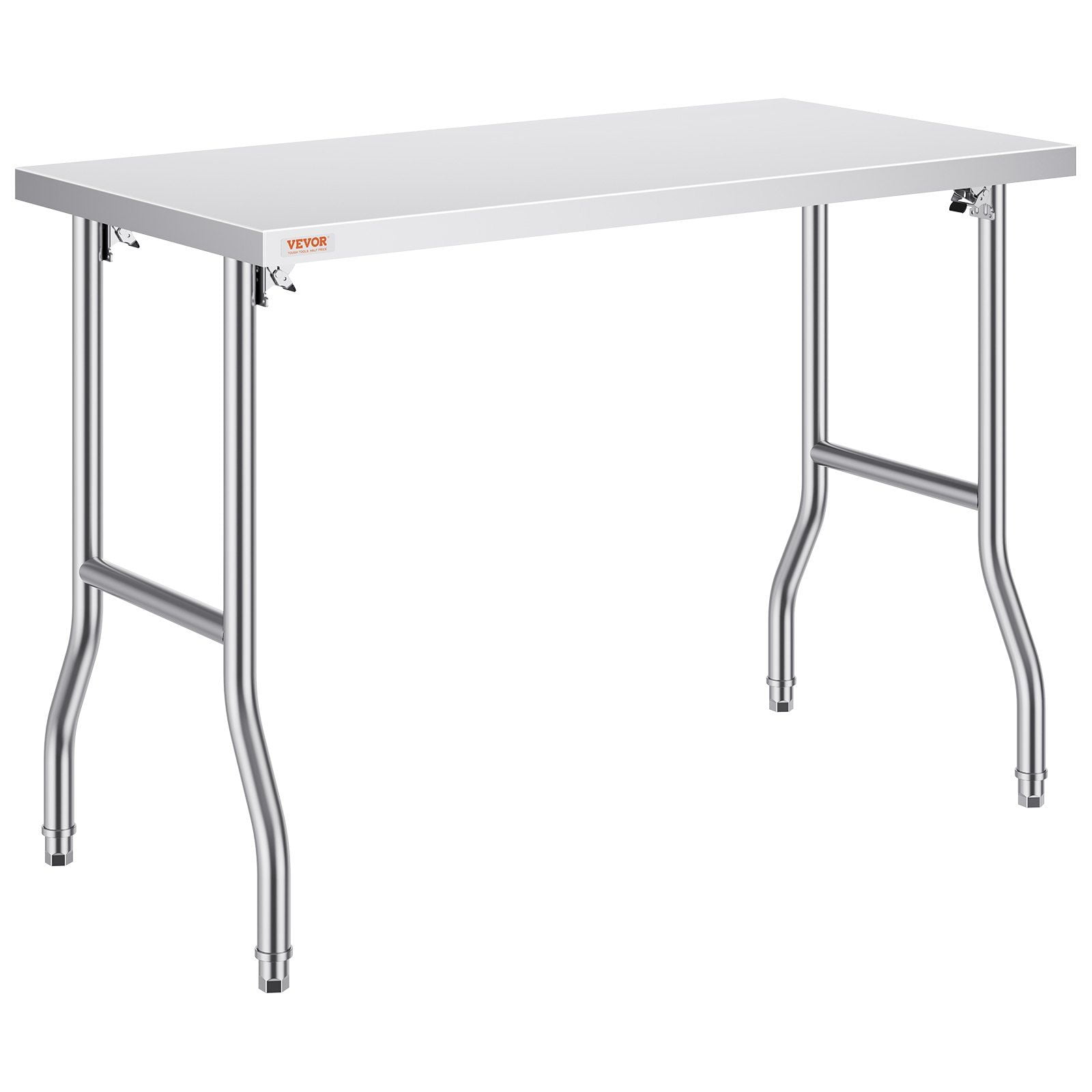 Commercial Stainless Steel Folding Table 48x24 Inch – 661 lbs Load ...