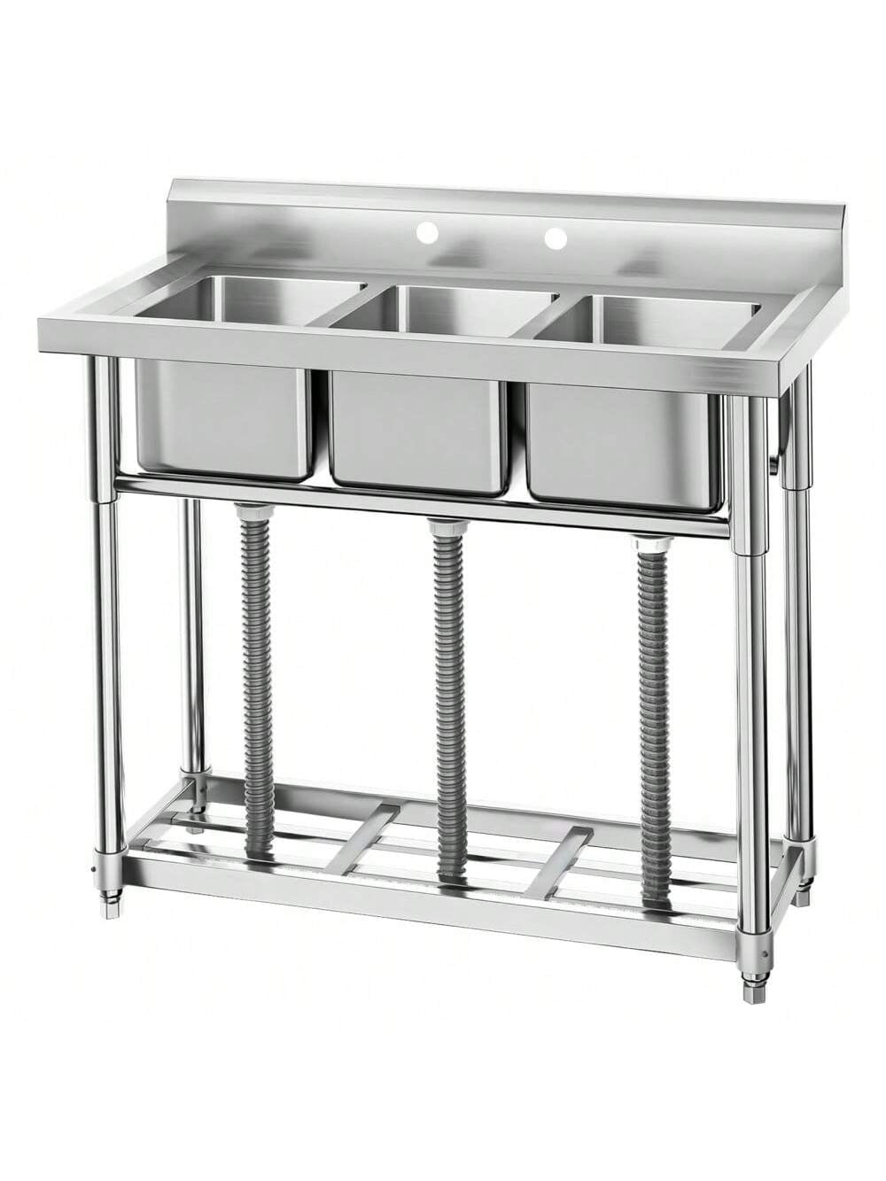 Commercial Stainless Steel Utility Sink, Freestanding Utility Sink ...