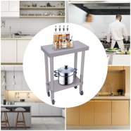 Ktaxon 48''x24'' Stainless Steel Prep & Table, Commercial Kitchen ...