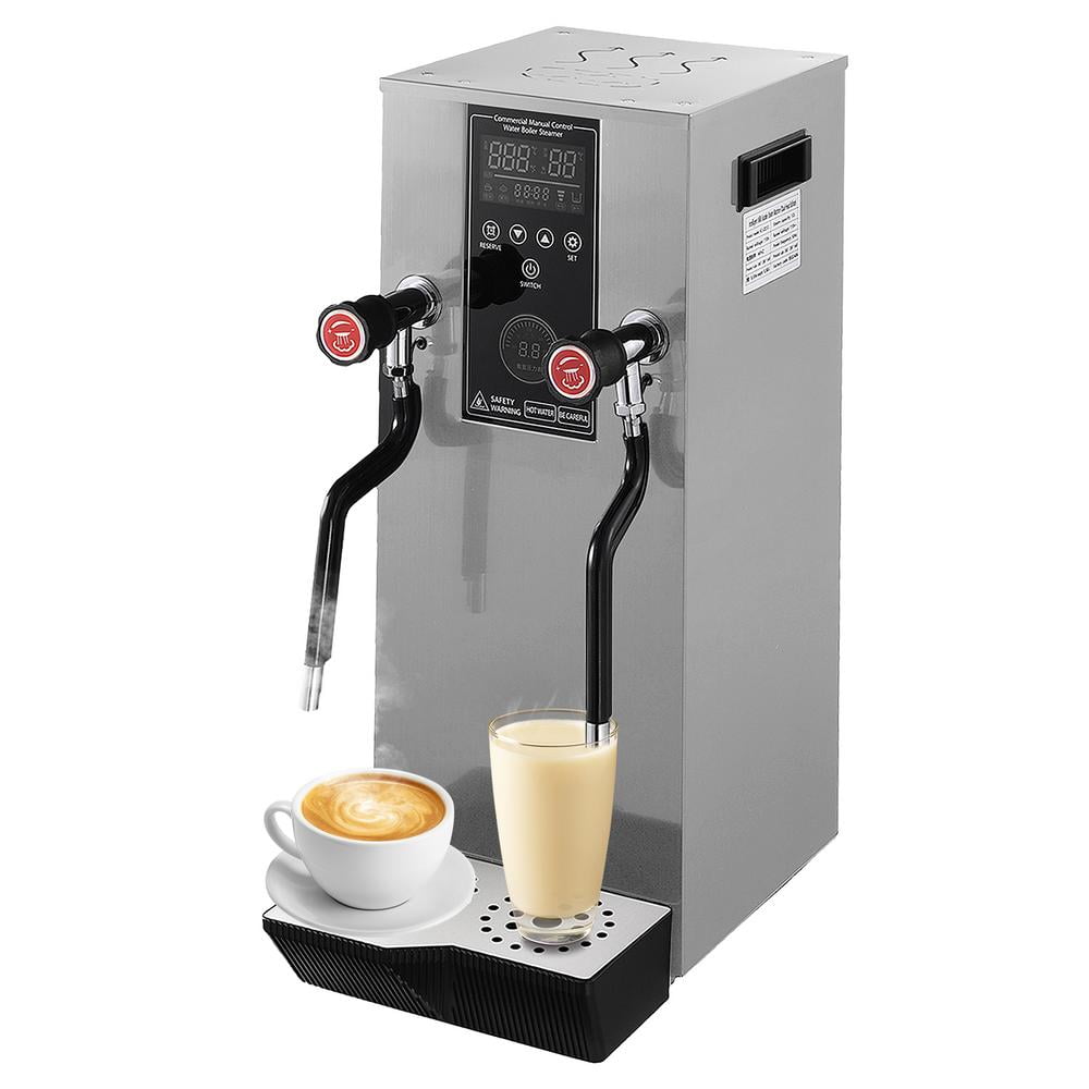 Commercial Steam Milk Frothing Machine | 2-Wand Automatic Steam Boiling ...