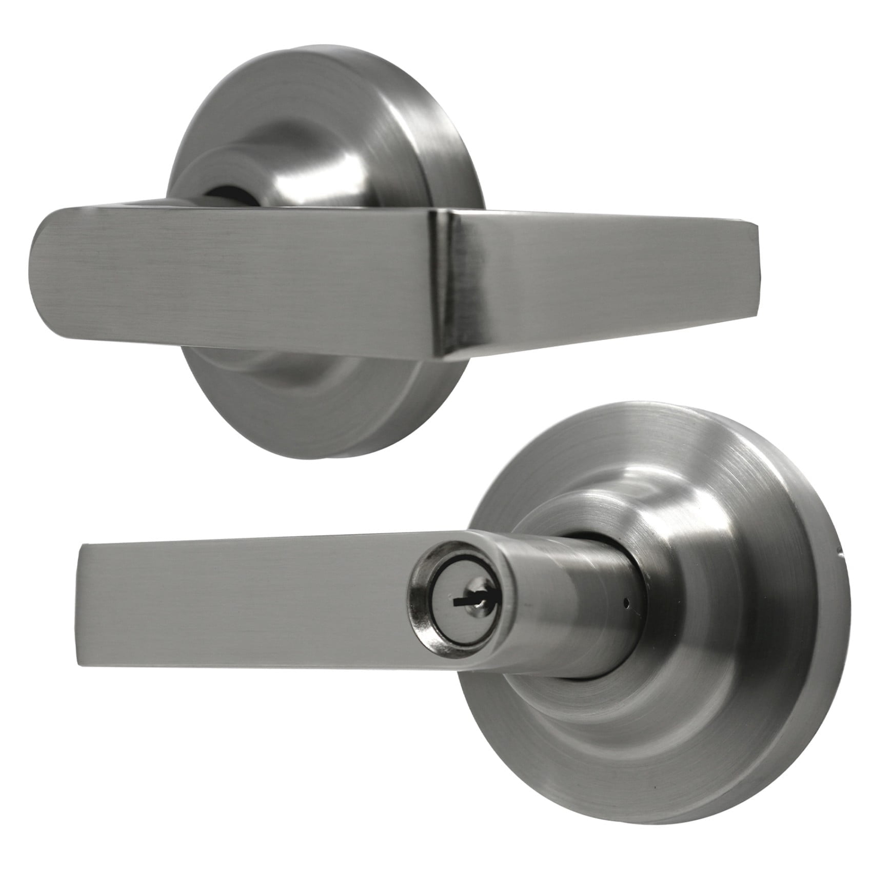 Commercial Storeroom Door Lever Lock, Grade 1 Cylindrical Lever Lock ...