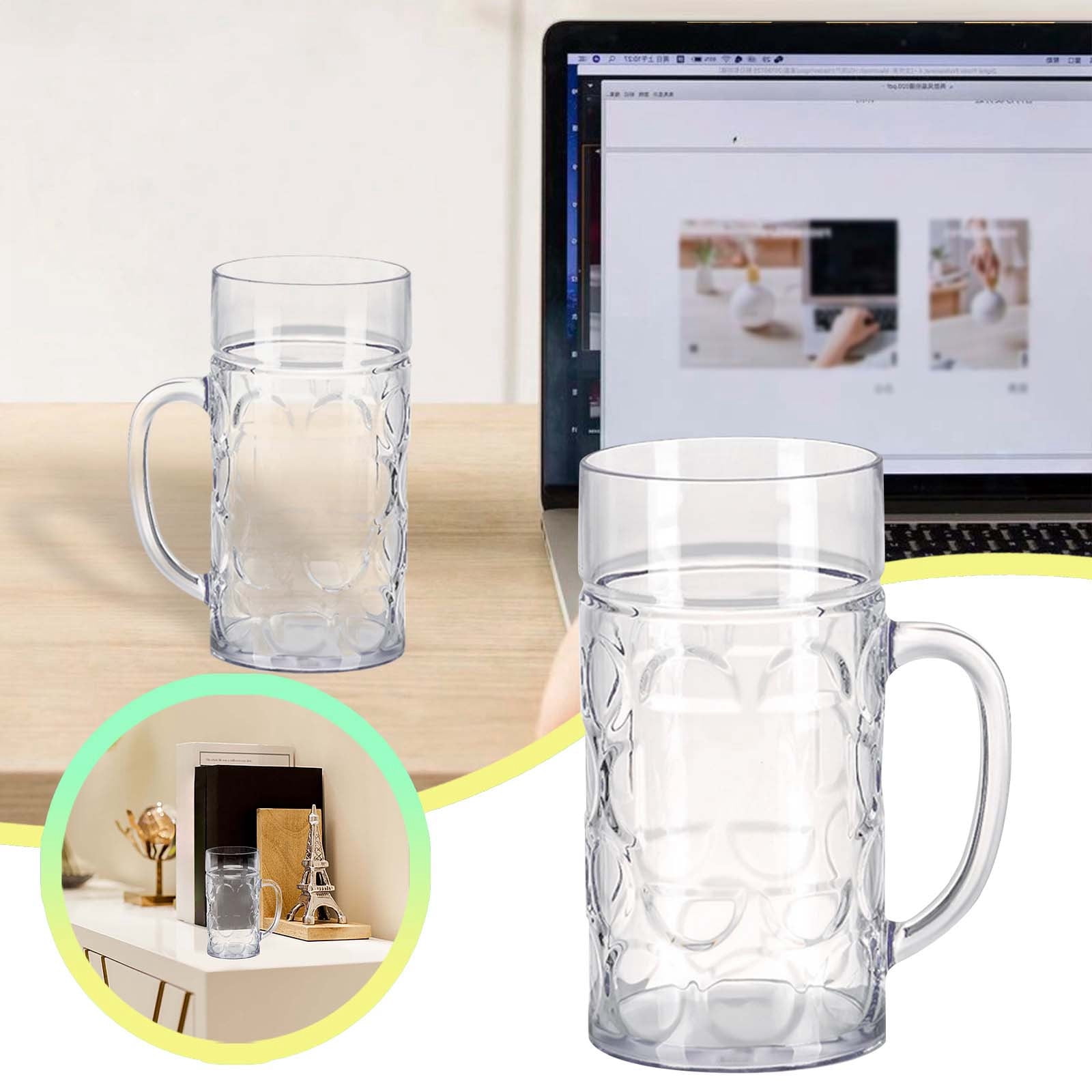 Commercial Thick High Borosilicate Glass Beverage Cup for Juice Ice ...