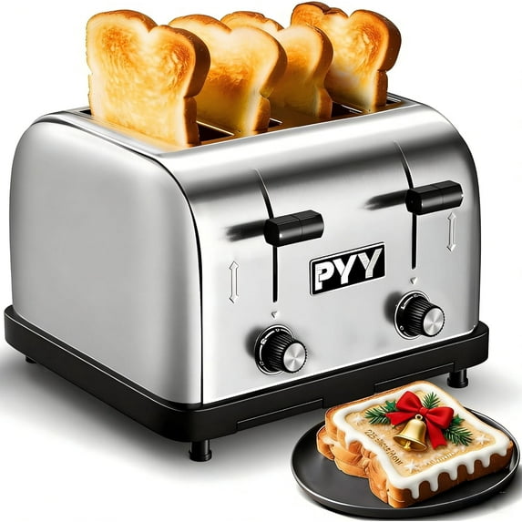 Commercial Toaster 4 Slice for Restaurant - Wide Slots 1.57 inch ...