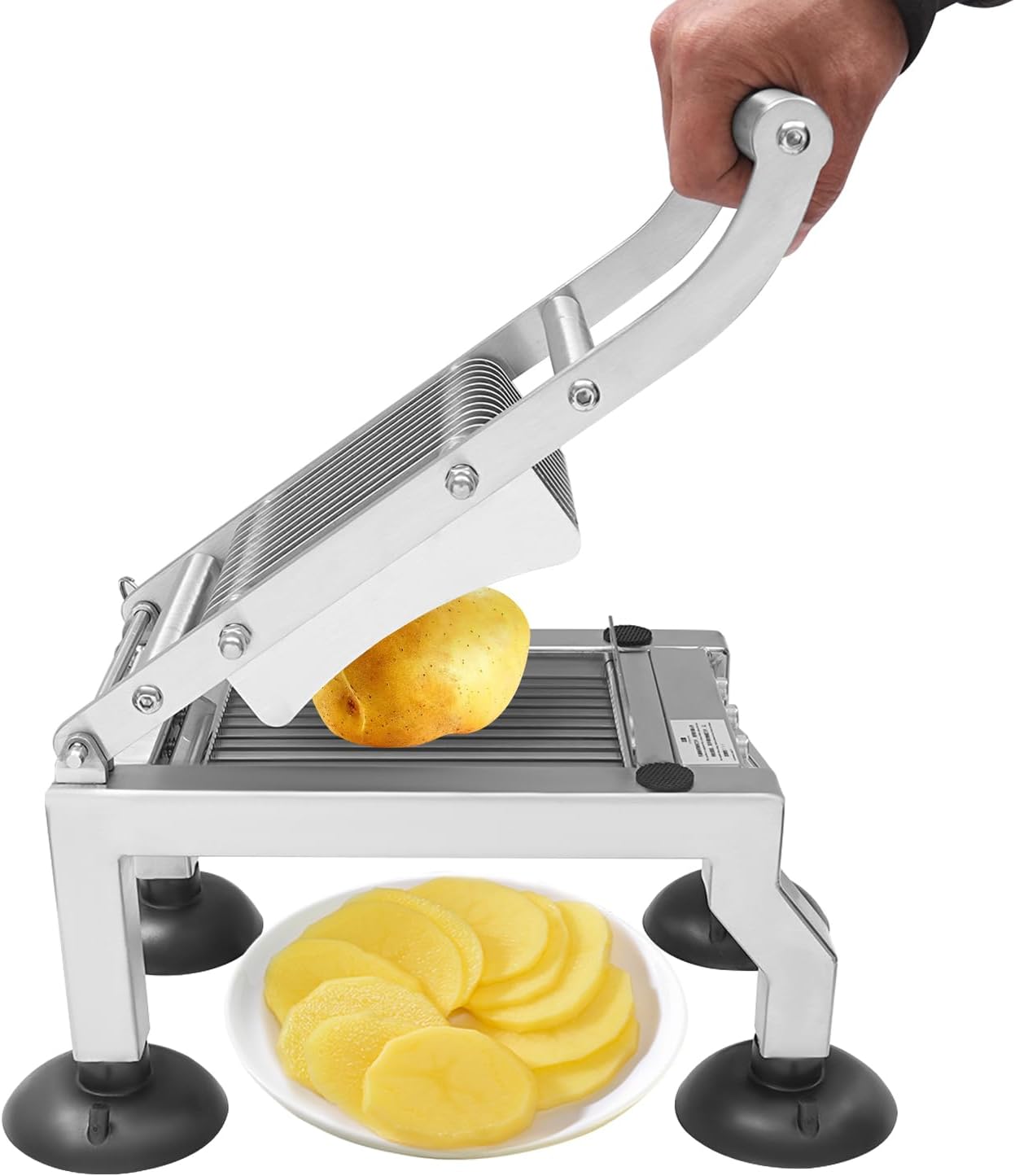Commercial Tomato Cutter Slicer 10mm Manual Tomato Slicer Heavy Duty ...
