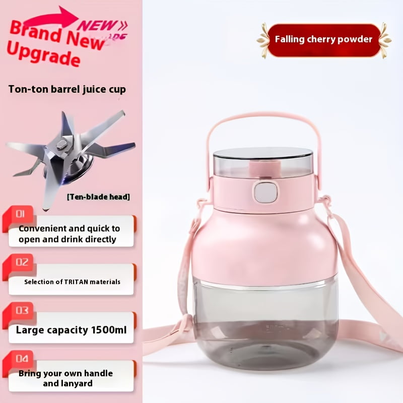 Commercial USB Rechargeable Mini Blender Juicer, 3 Modes Digital ...