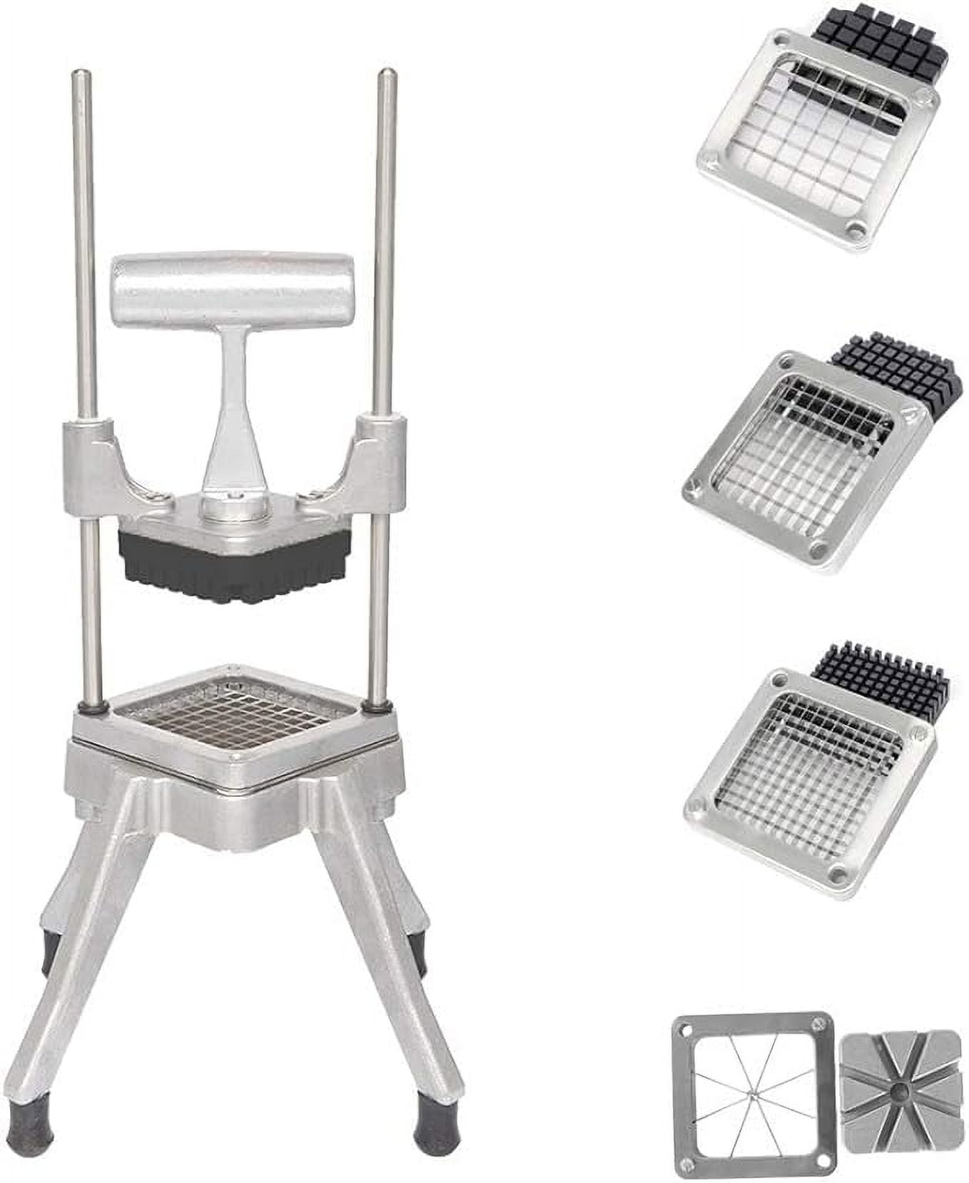 Commercial Vegetable Chopper French Fry Cutter with 4 Sizes Blades ...