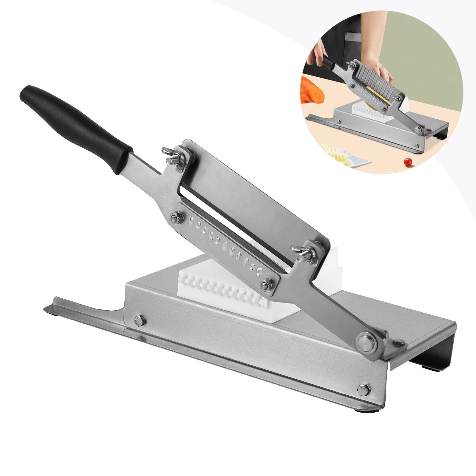 Commercial Vegetable Chopper with Blades French Fry Cutter Potato Dicer ...