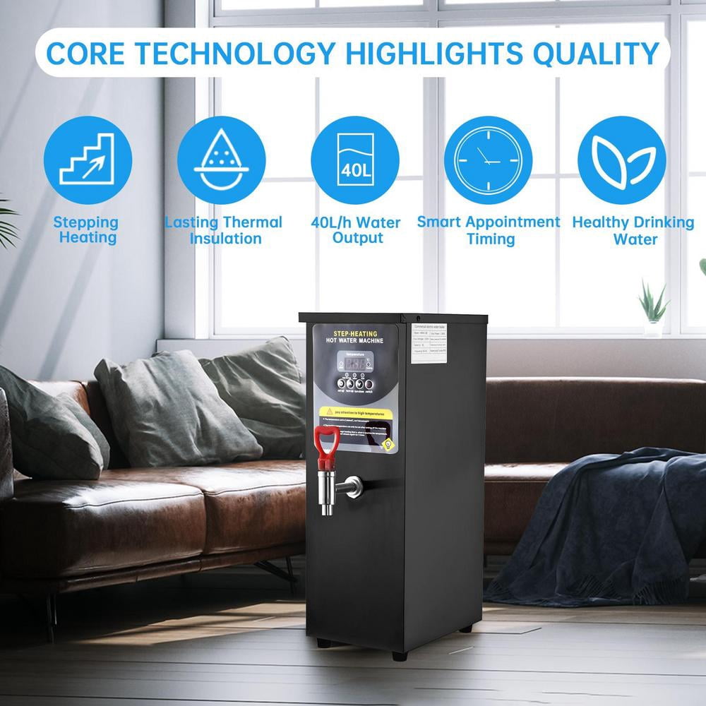 Commercial Water Boiler, 40L/H Hot Water Dispenser, Large Capacity ...