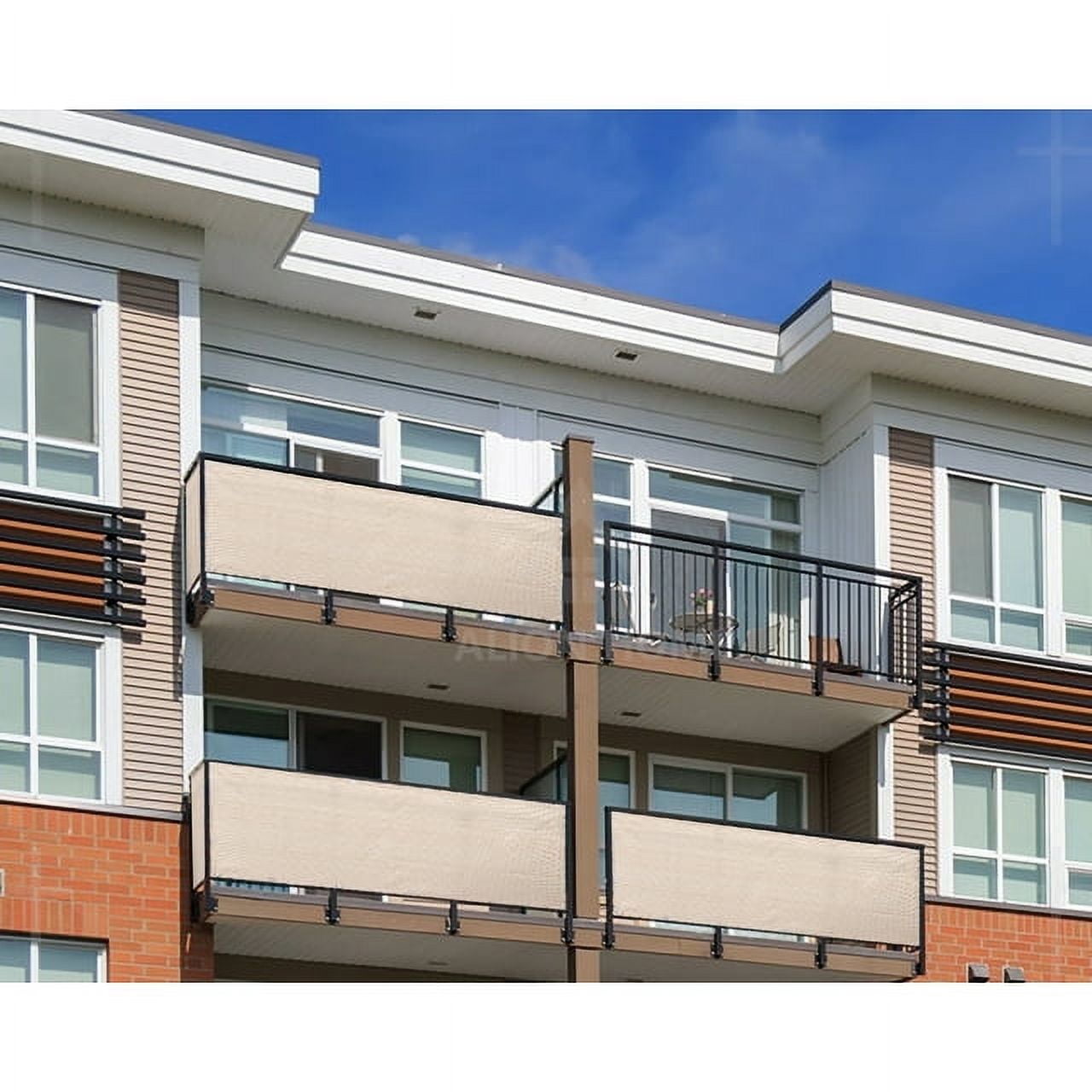 Commercial Windscreen Privacy Fence Screen Shade Cover Balcony Railing ...