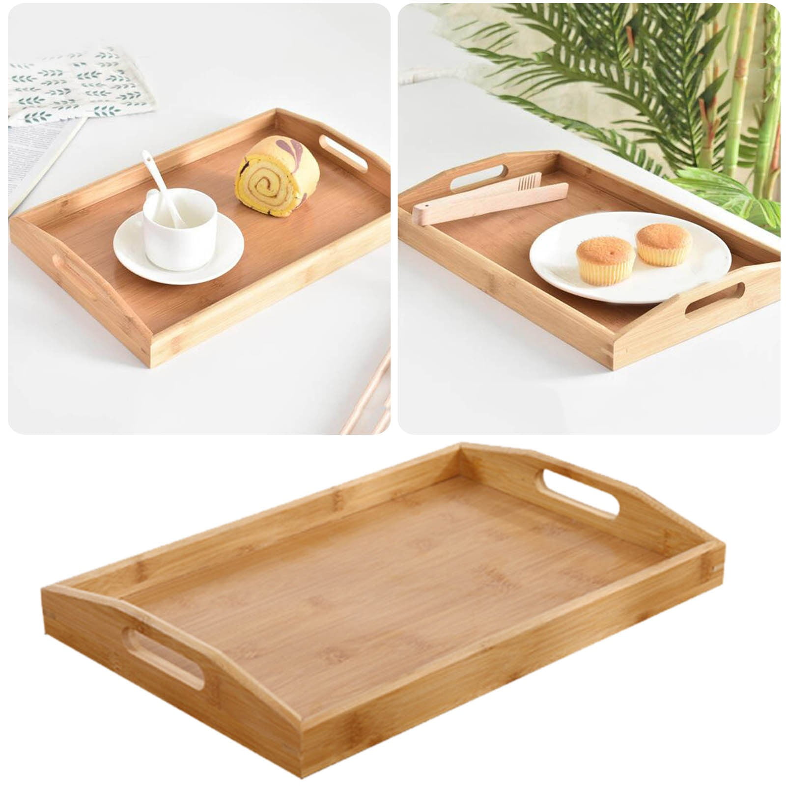 Commercial Wooden Serving Tray for Hotels Restaurants and Home Use ...