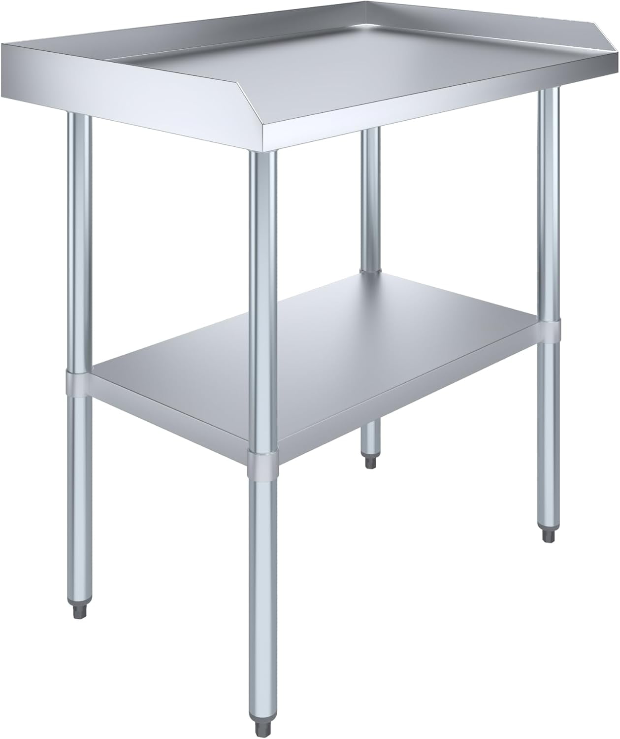 Commercial Work Table with Backsplash and Sidesplashes | Height 35 ...