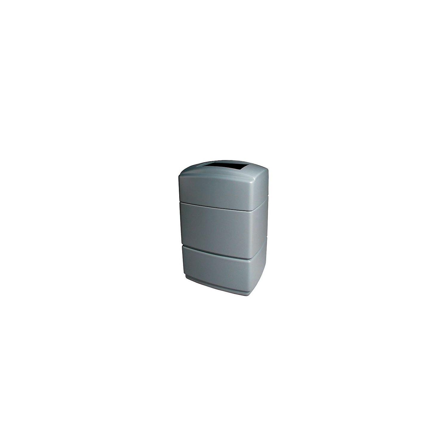 Commercial Zone Products PolyTec Series 40gal Trash Can Shell Silver ...