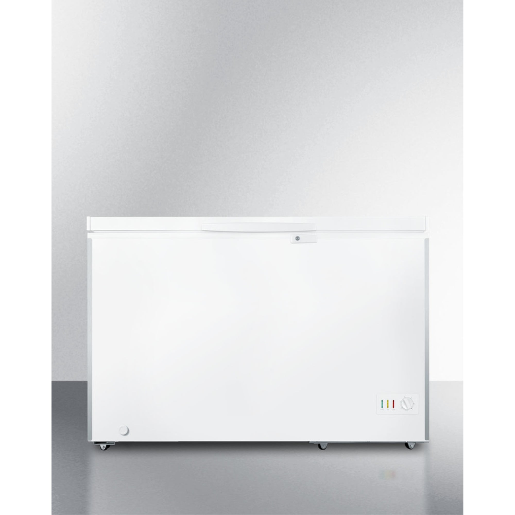 Commercially listed large capacity manual defrost chest freezer with ...