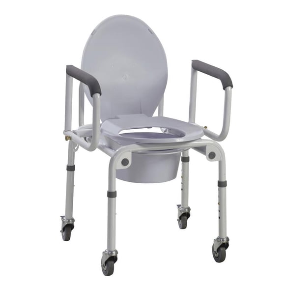 Drop Arm Bedside Commode
