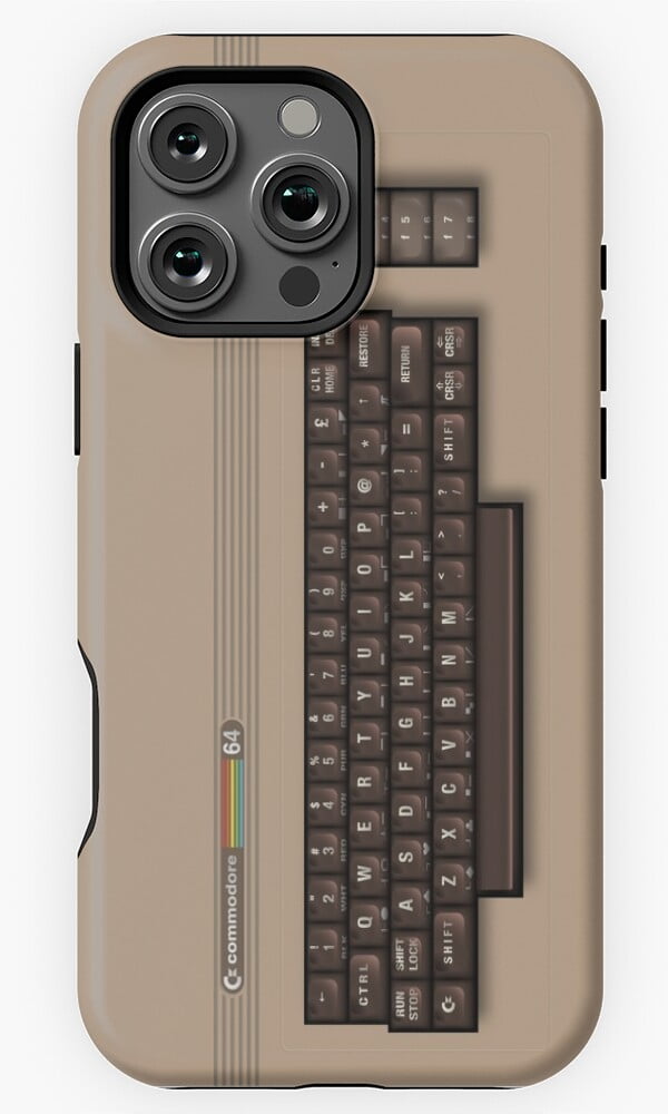 Commodore 64 Retro Phone Case for iPhone 16 15 14 13 12 11 Pro Max ...