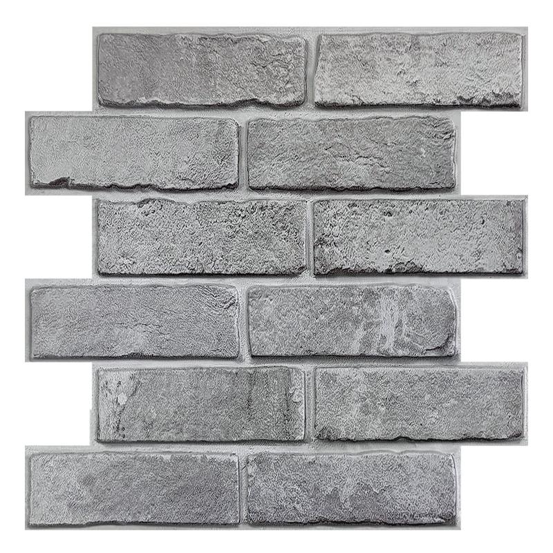 Commomy 10 Pcs 3D Faux Brick Wall Panels-Peel and Stick DIY Self ...