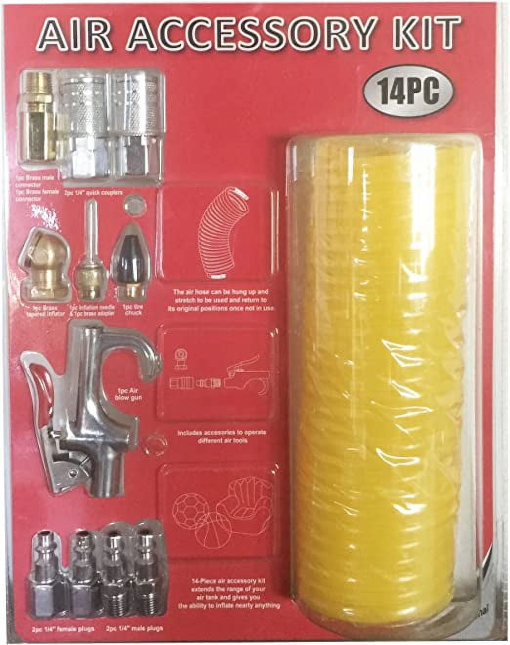 Common Air Compressor Accessory Kit (14 Piece Set) - Walmart.com
