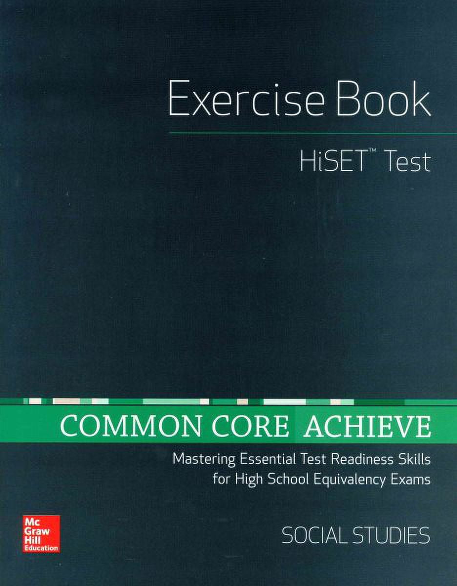 Common Core Achieve HiSET Test Exercise Book : Social Studies ...