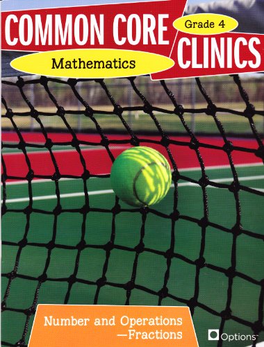Pre-Owned Common Core Clinics Mathematics Grade 4 Numbers and Operation ...