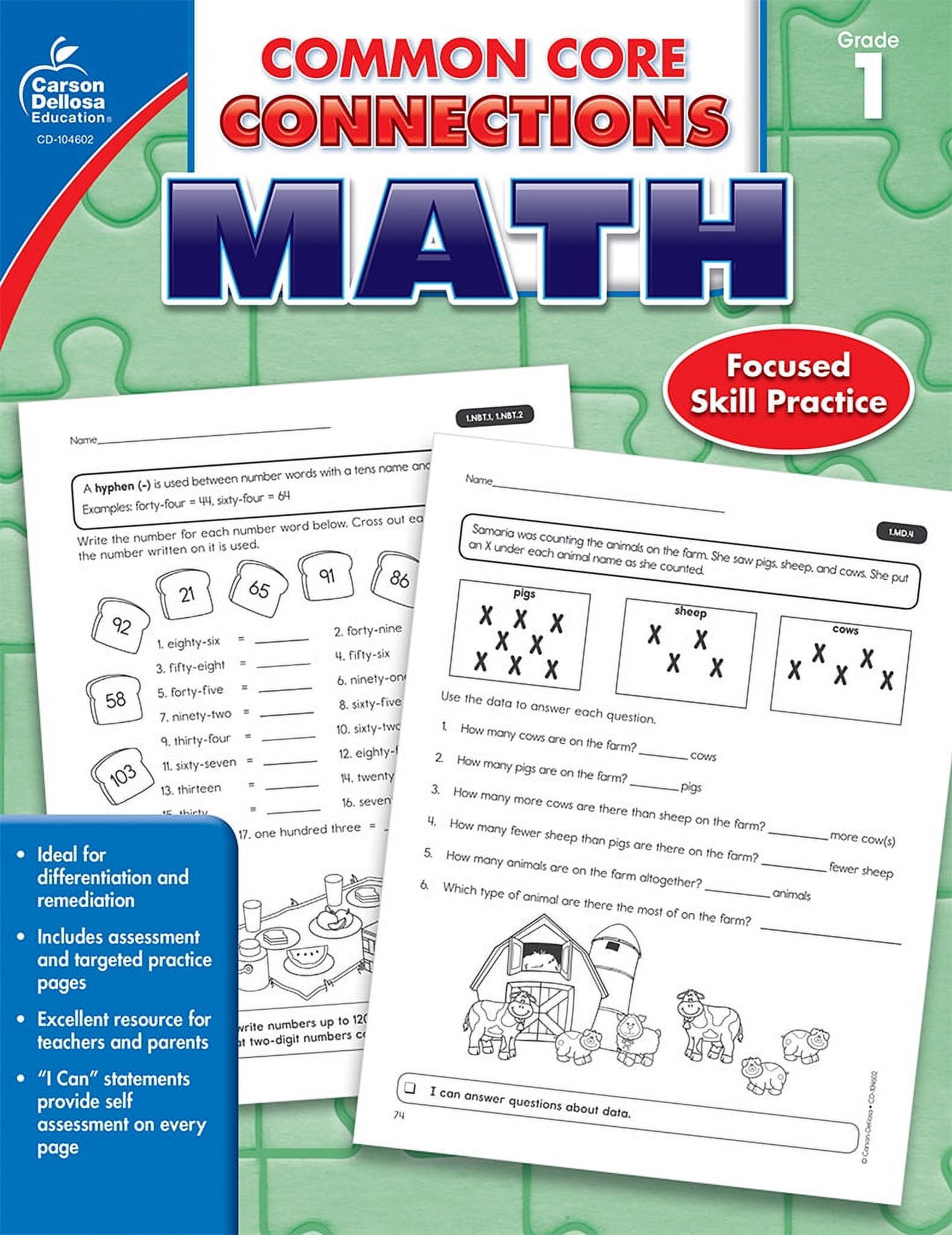 Common Core Connections: Common Core Connections Math, Grade 1 ...