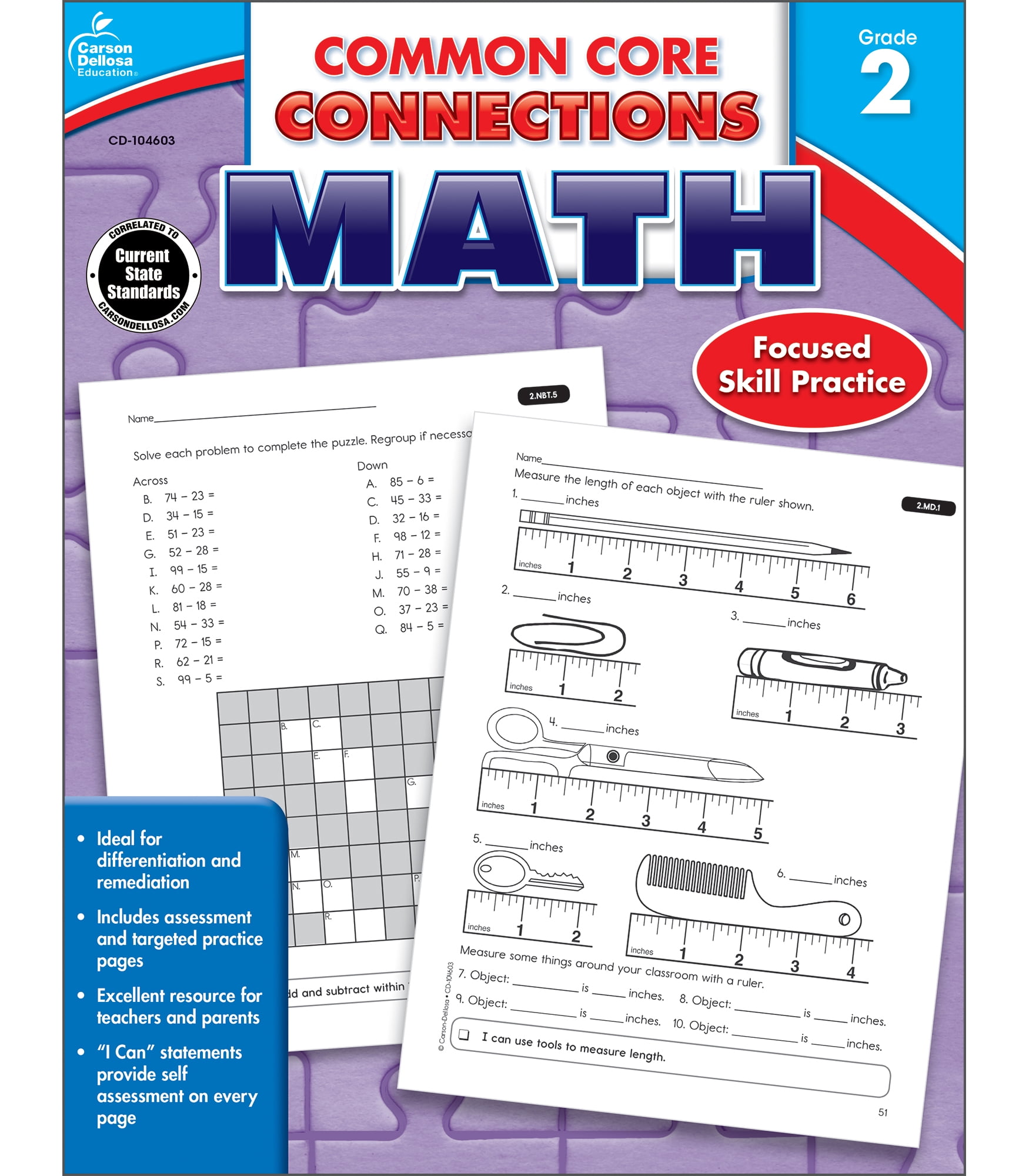 Common Core Connections Math Workbook - Walmart.com