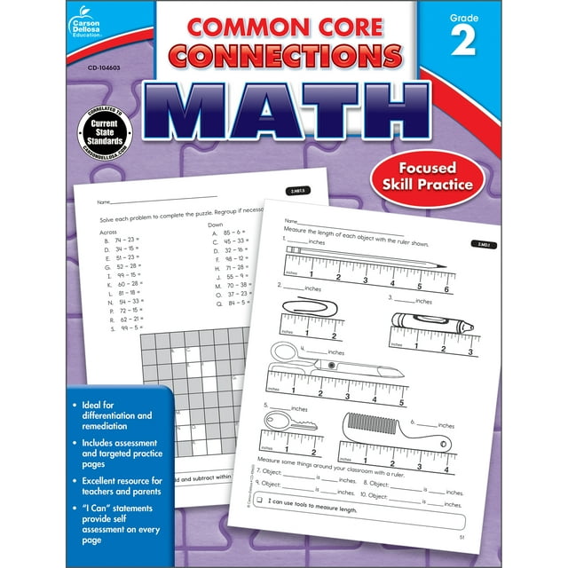 Common Core Connections Math Workbook - Walmart.com