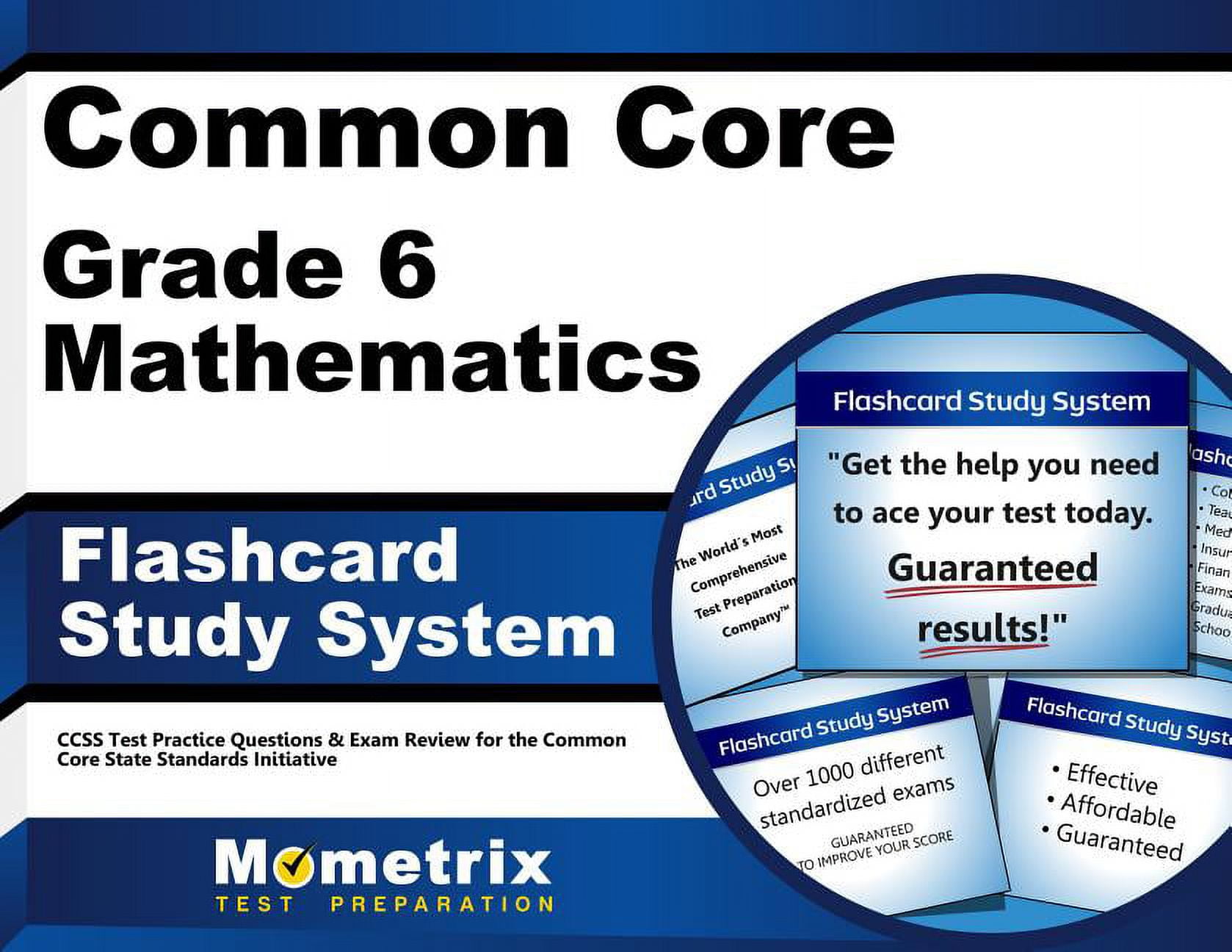 Common Core Grade 6 Mathematics Flashcard Study System : Ccss Test ...
