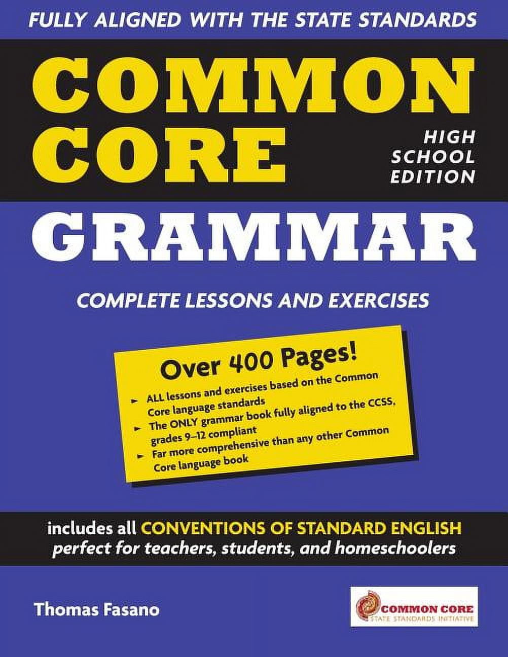 Common Core Grammar: High School Edition, (Paperback) - Walmart.com