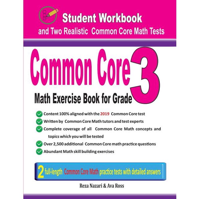 Common Core Math Exercise Book for Grade 3: Student Workbook and Two ...