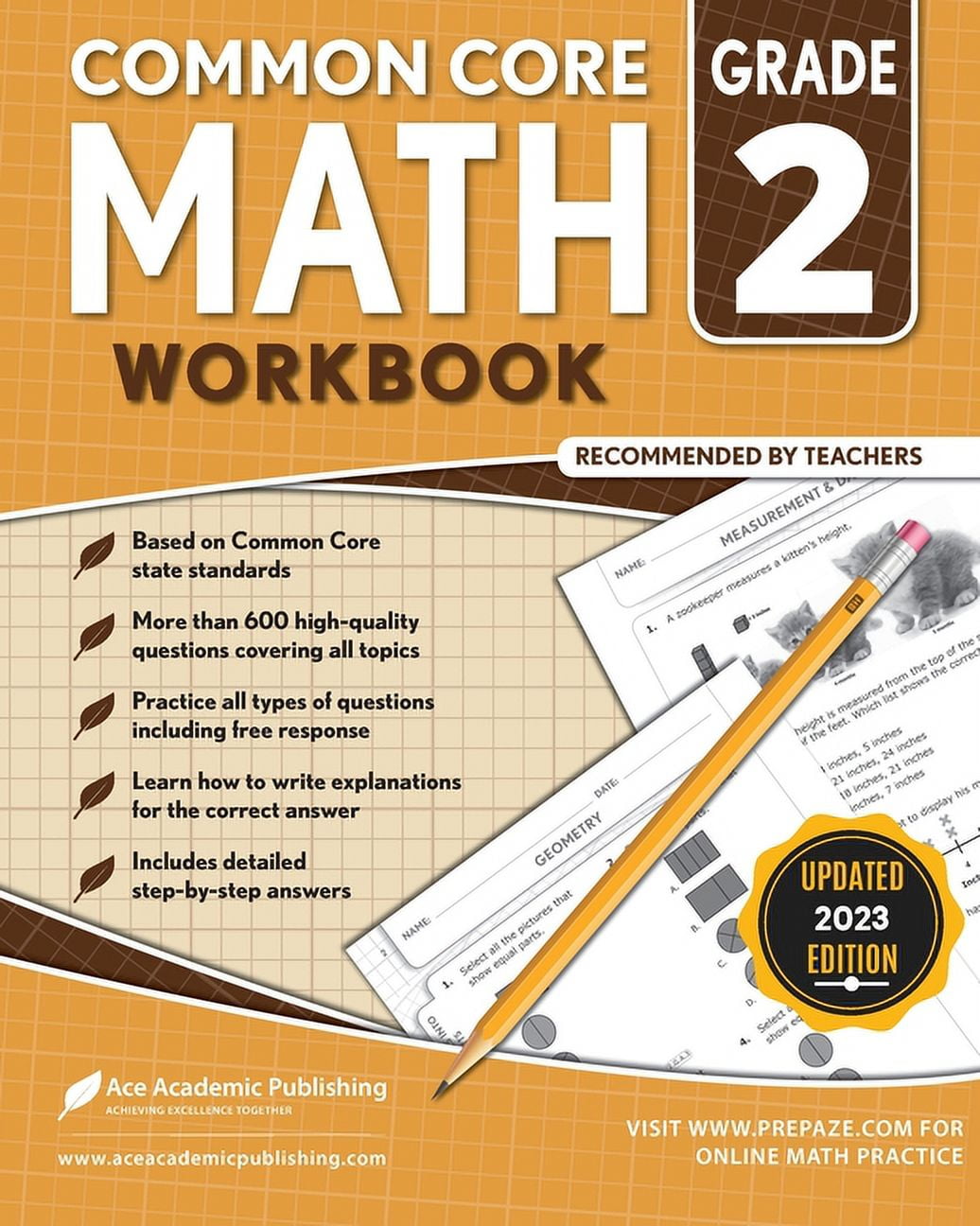 Common Core Math Workbook: Grade 2 (Paperback) - Walmart.com