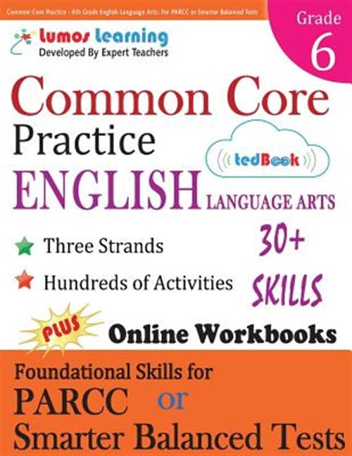 Common Core Practice - 6th Grade English Language Arts: Workbooks to ...