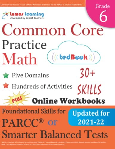 Pre-Owned Common Core Practice - Grade 6 Math: Workbooks to Prepare for ...