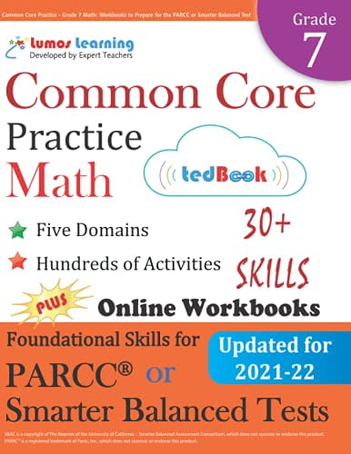 Pre-Owned Common Core Practice - Grade 7 Math: Workbooks to Prepare for ...