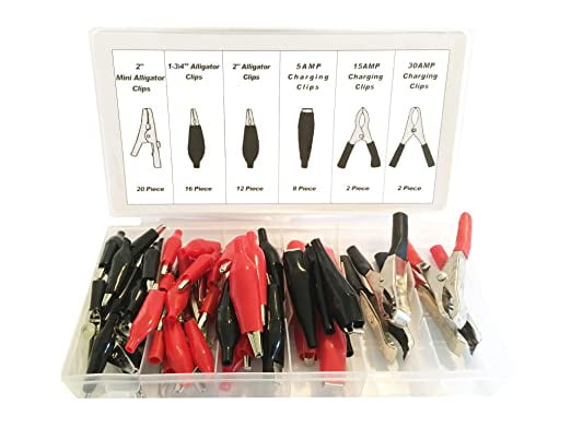 Common Electrical Clips Metal Clips Mini Alligator Clip Set (60 Piece ...