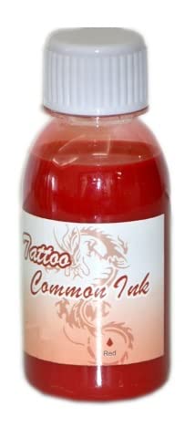 Common Ink Temporary Tattoo Airbrush - 100Ml (Red) - Walmart.com