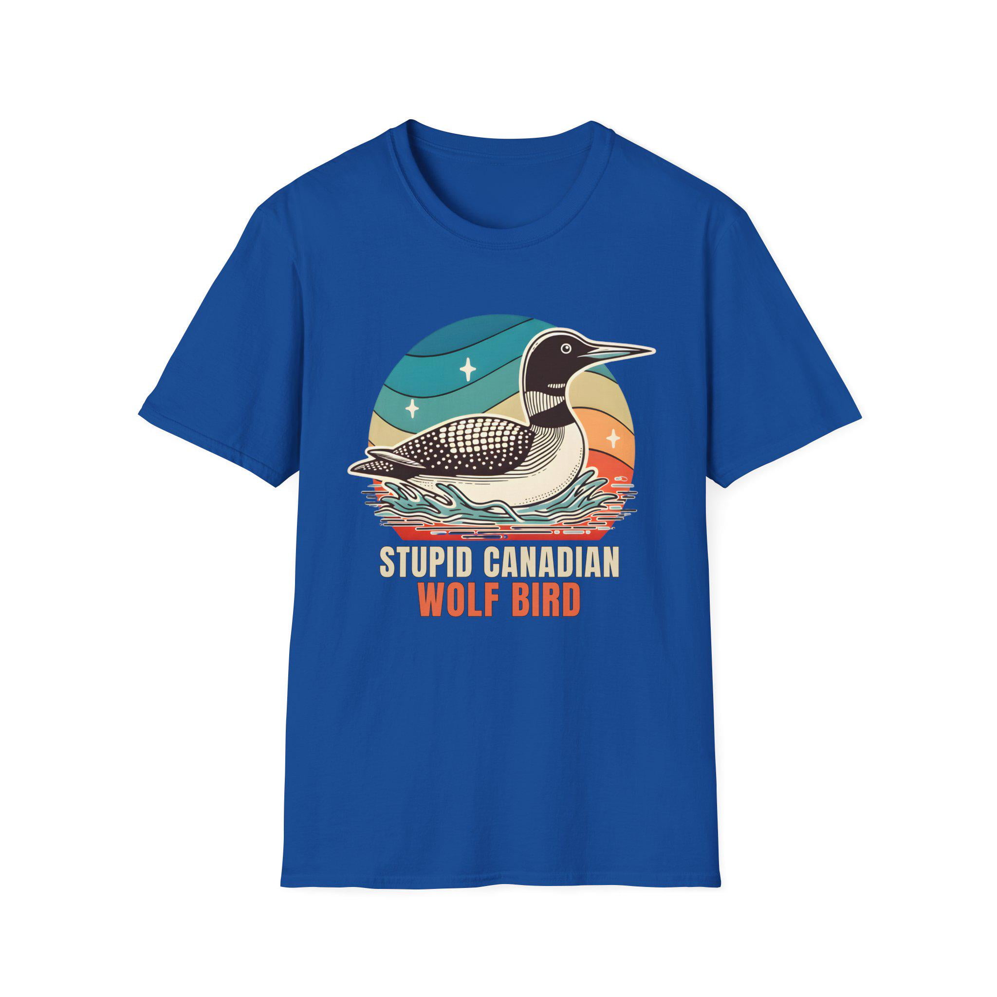 Common Loon Bird Watching Lover T-Shirt | Canadian Wolf Bird Design ...