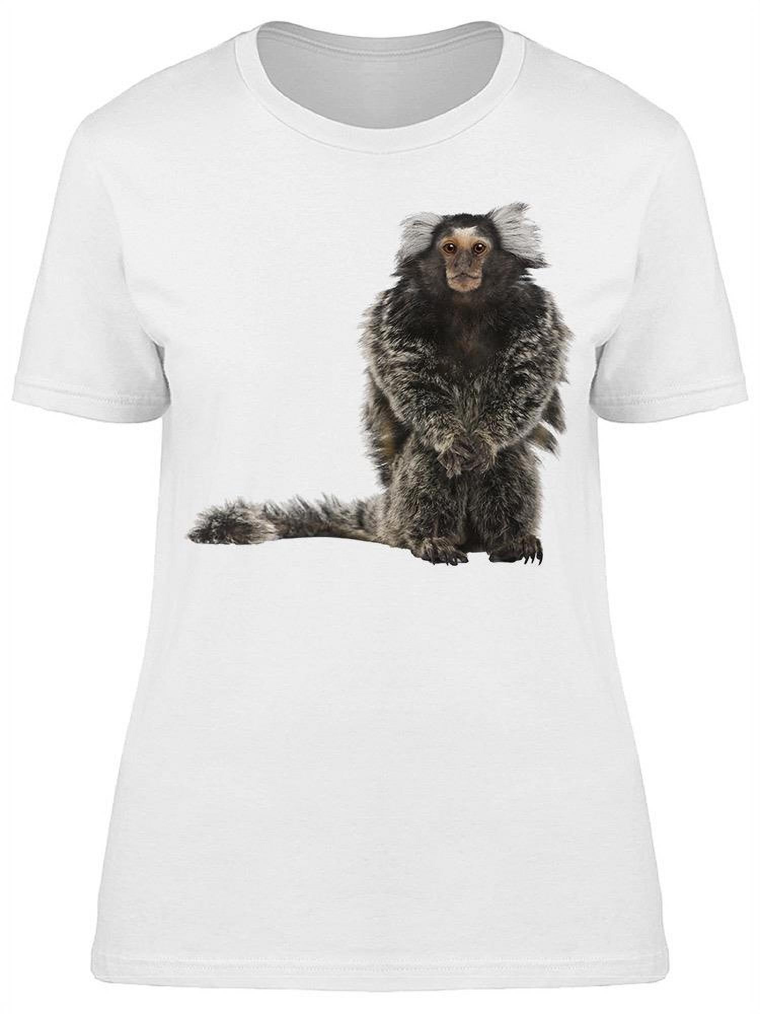 Common Marmoset, Fluffy T-Shirt Women -Image by Shutterstock, Female ...