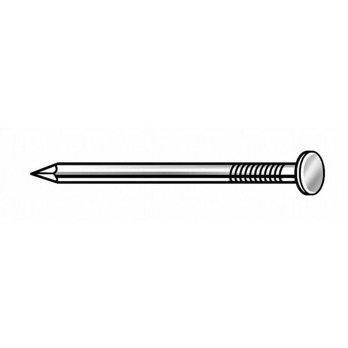 Common Nail, 4 in L, 20D, Steel, Galvanized Finish, 6 ga, 155 PK(4NET4 ...