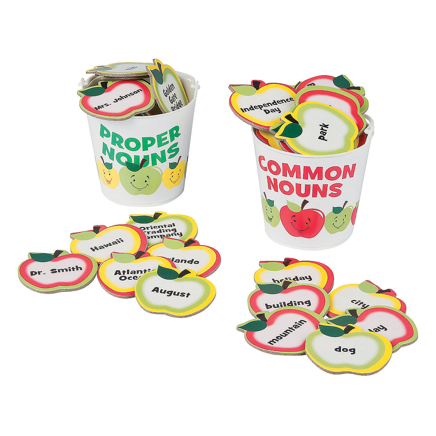 Common & Proper Noun Sorting Game - Educational - 52 Pieces - Walmart.com