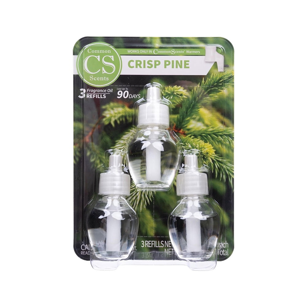 Common Scents 3 PACK Refill Crisp Pine Scented Oil 0.67oz - Walmart.com
