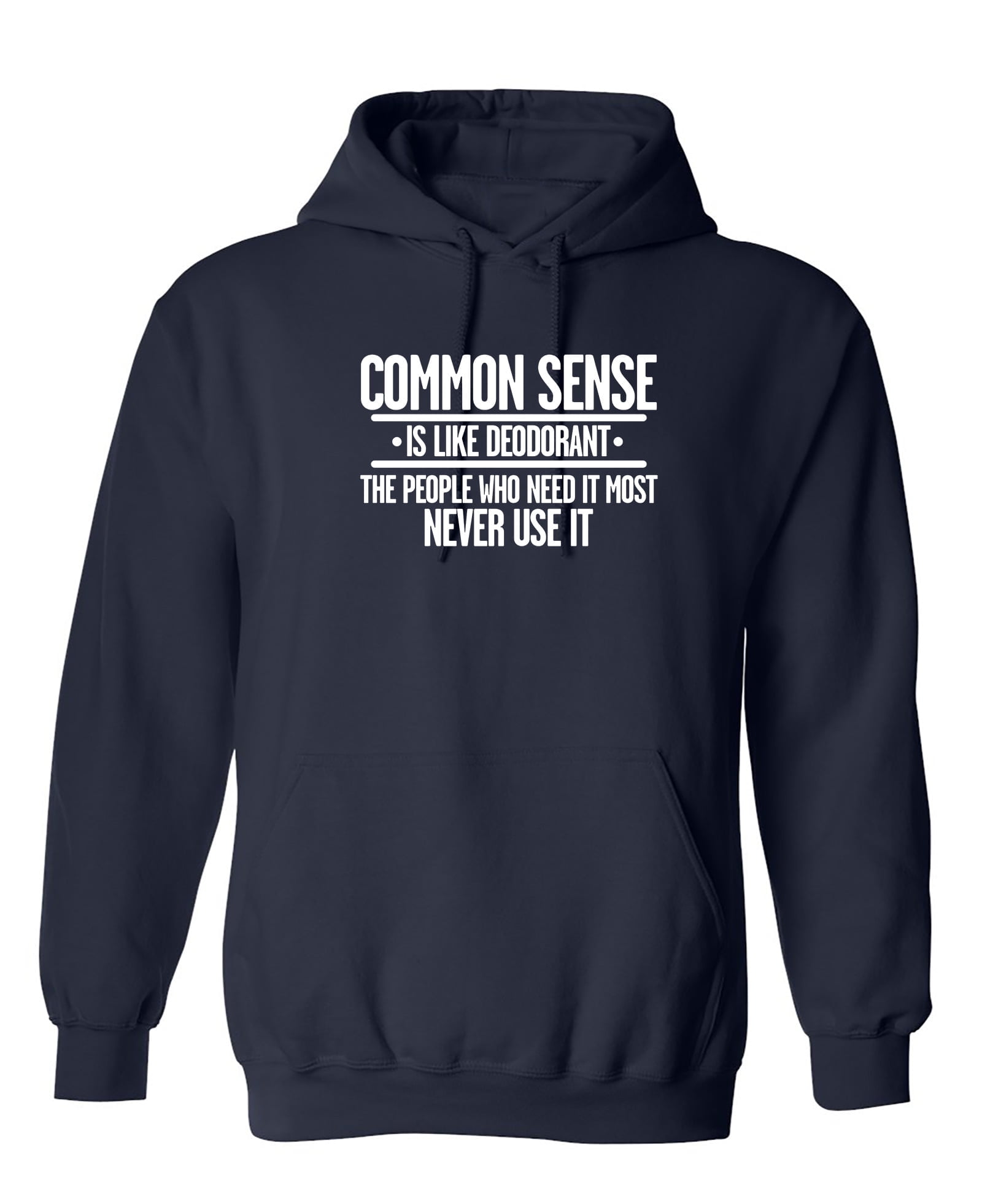Common Sense is Like Deodorant Sarcastic Novelty Gift Idea Adult Humor ...