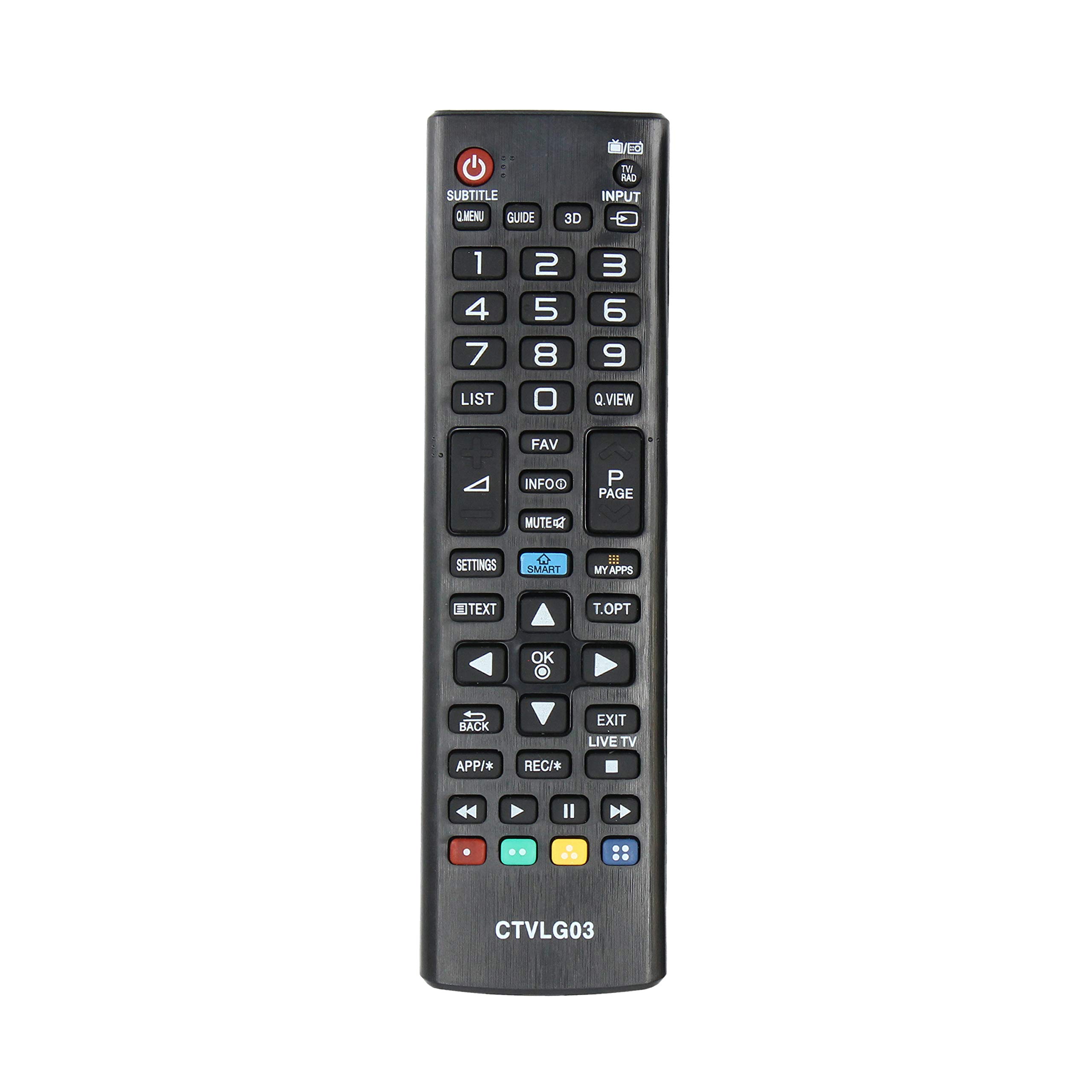 Common TV CTVLG03 Universal Remote Control for LG TVs No Configuration ...