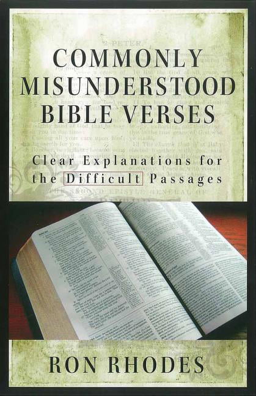 Commonly Misunderstood Bible Verses, (Paperback) - Walmart.com