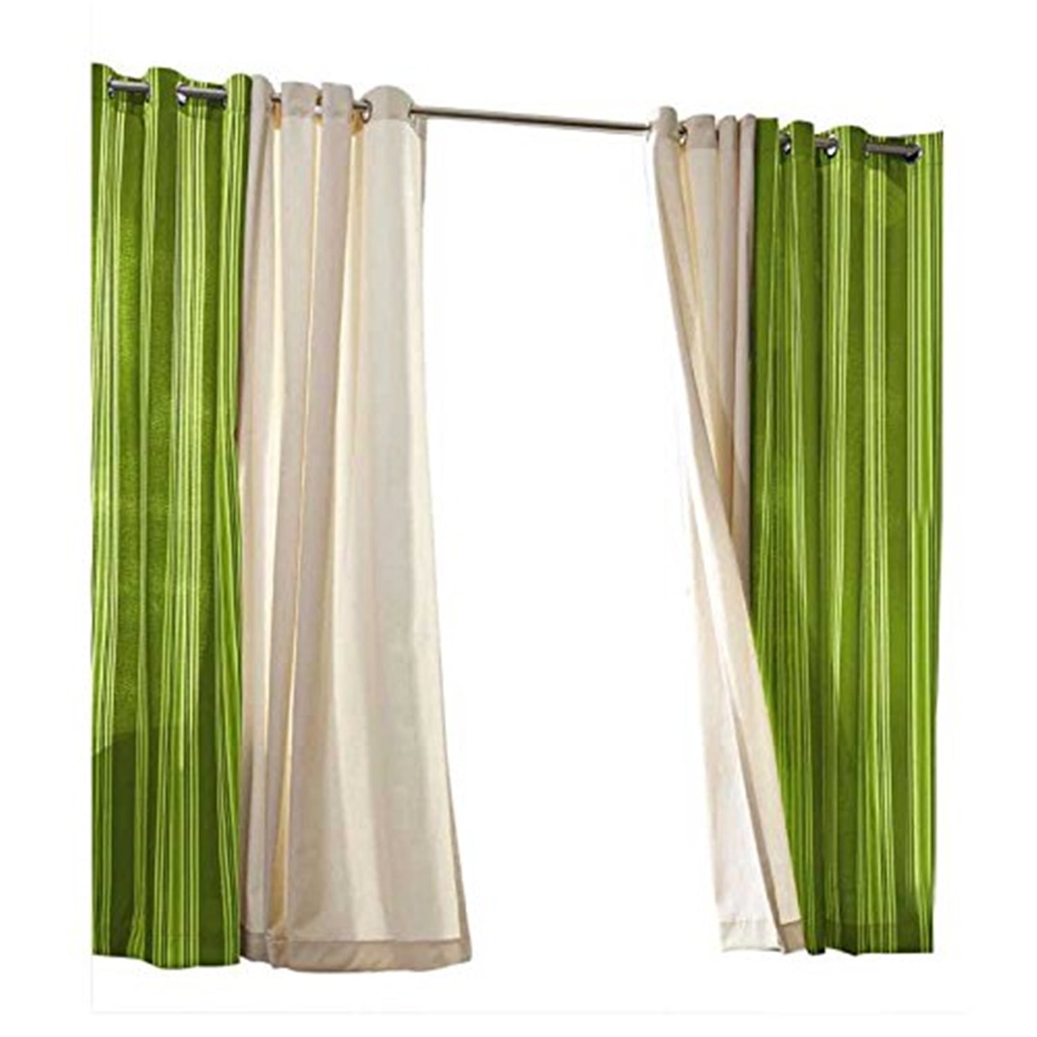 Commonwealth Home Fashions 70316-109-701-96 Gazebo Stripe Grommet Panel ...