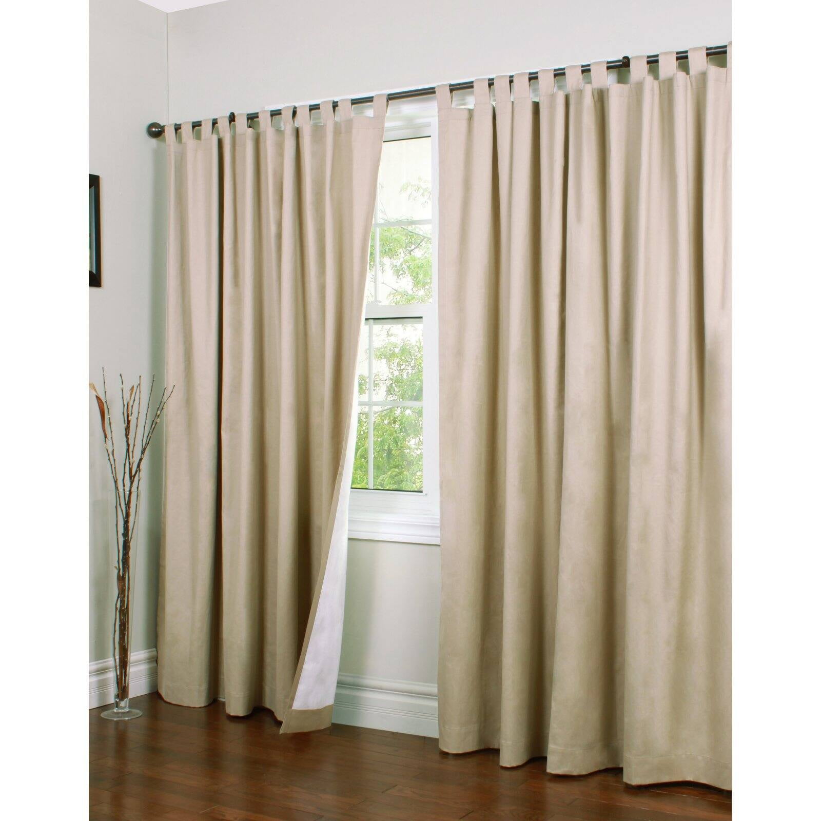 Commonwealth Thermalogic Weather Cotton Fabric Tab Panels Pair - 160x84 ...