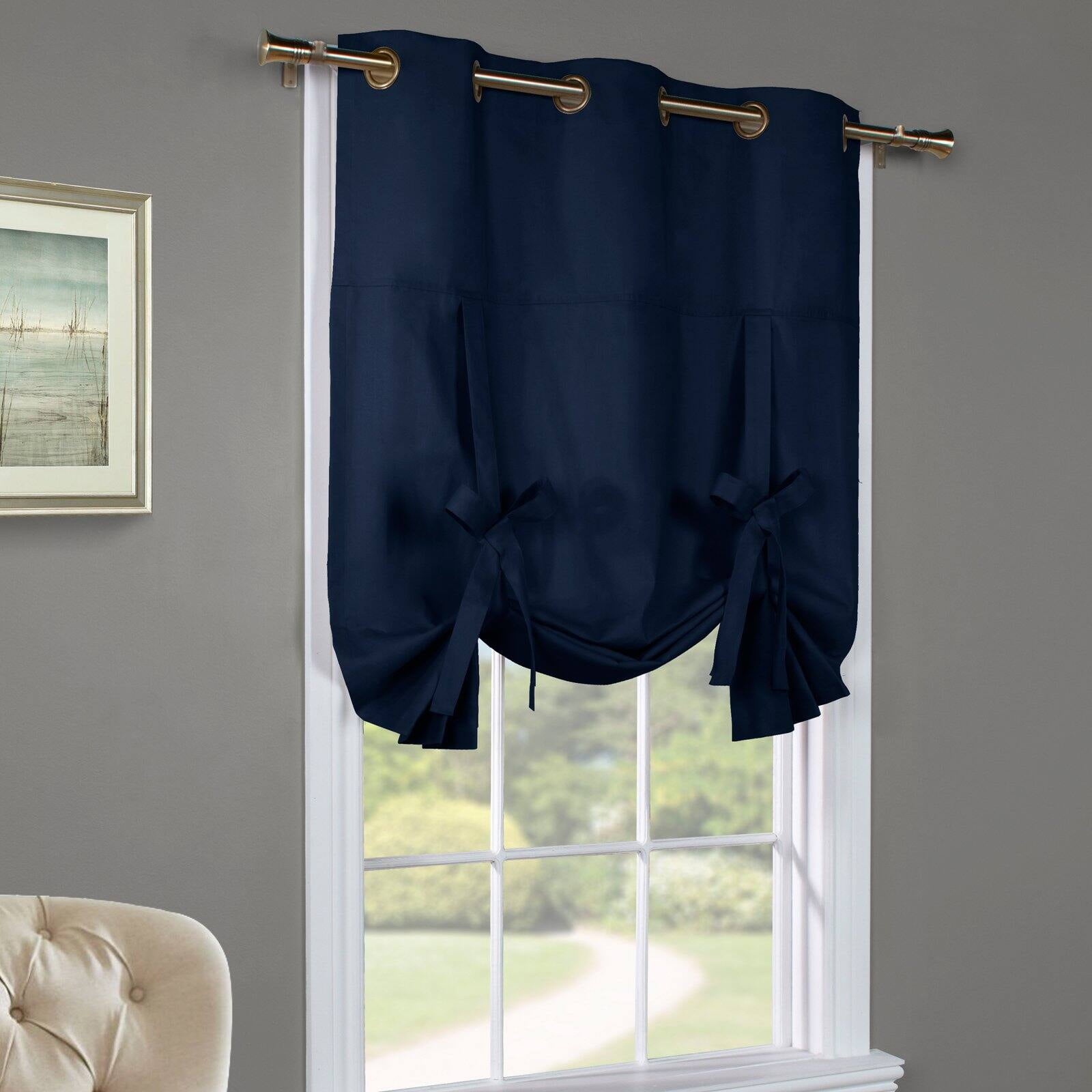 Commonwealth Thermalogic Weathermate Tie Up Curtain Panel - Walmart.com
