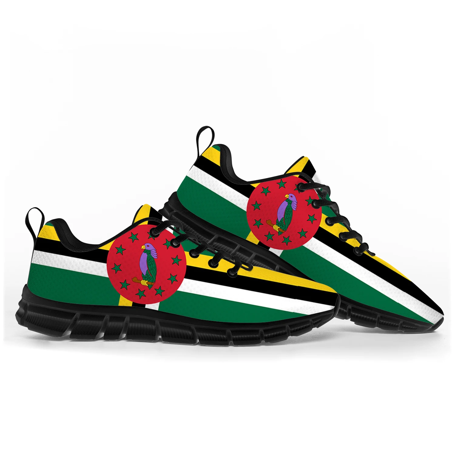 Commonwealth of Dominica Flag Sports Shoes Mens Womens Teenager Kids ...