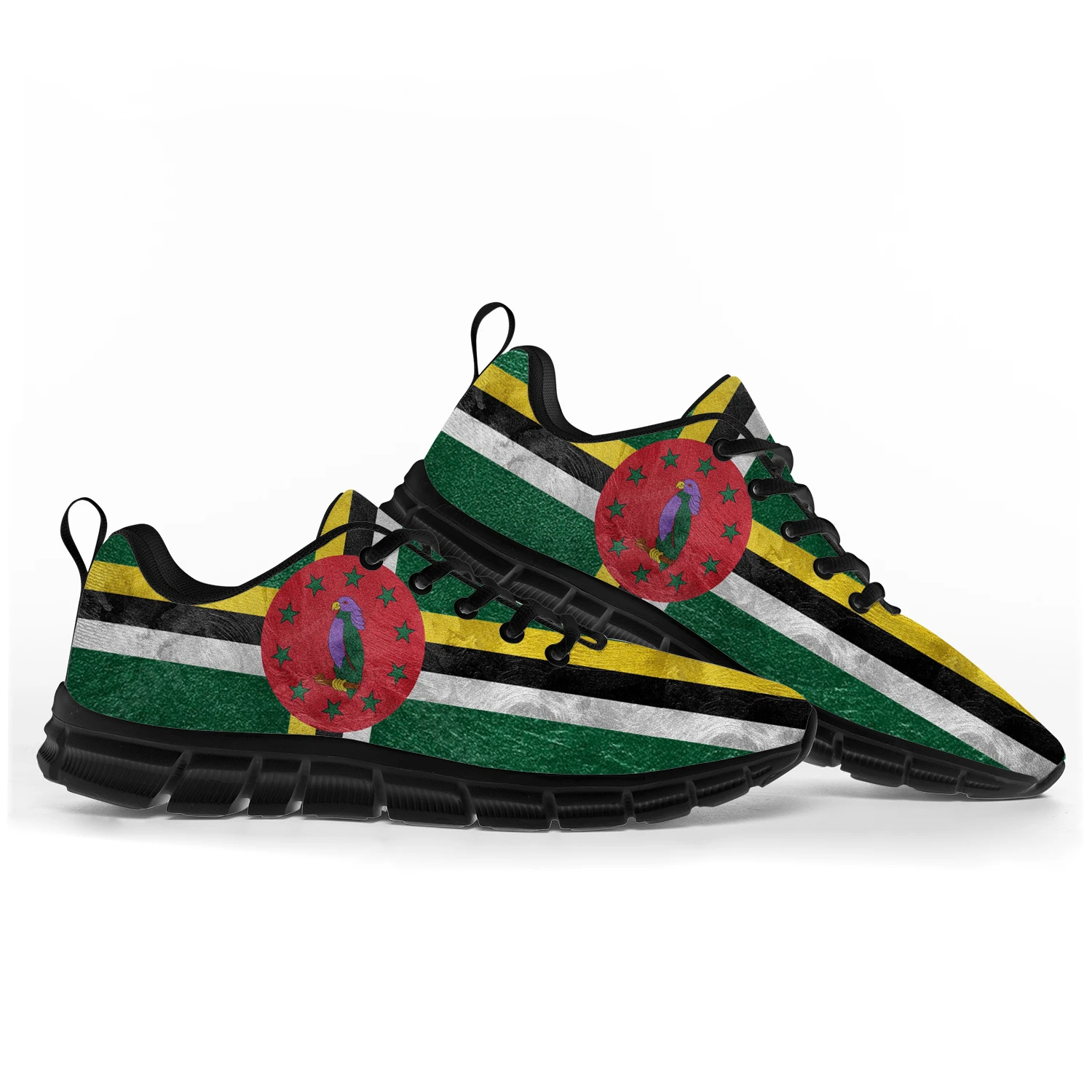 Commonwealth of Dominica Flag Sports Shoes Mens Womens Teenager Kids ...